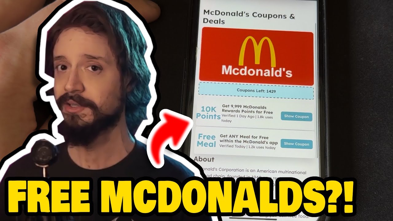 Free McDonald's Points Method | How to get Free Food & Points on ...