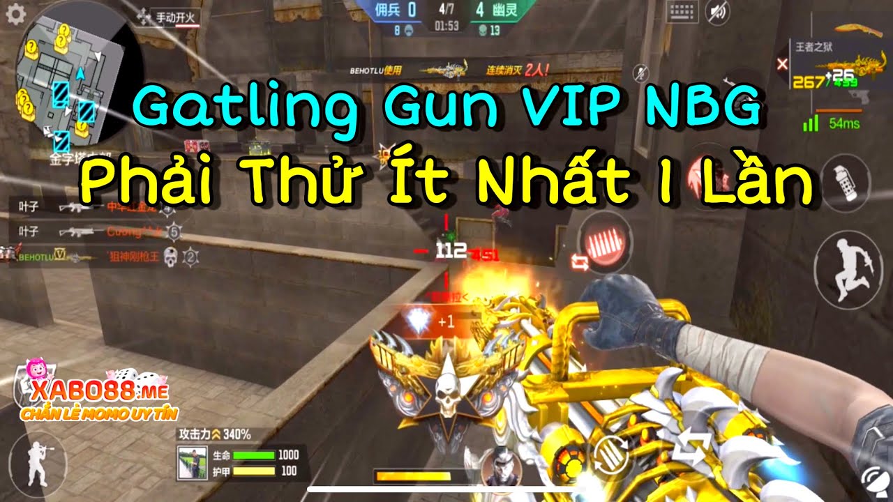 CF Mobile | Gatling Gun VIP NBG Đắt Sắt Ra Miếng Mà Dân Chơi Zombie Nên ...