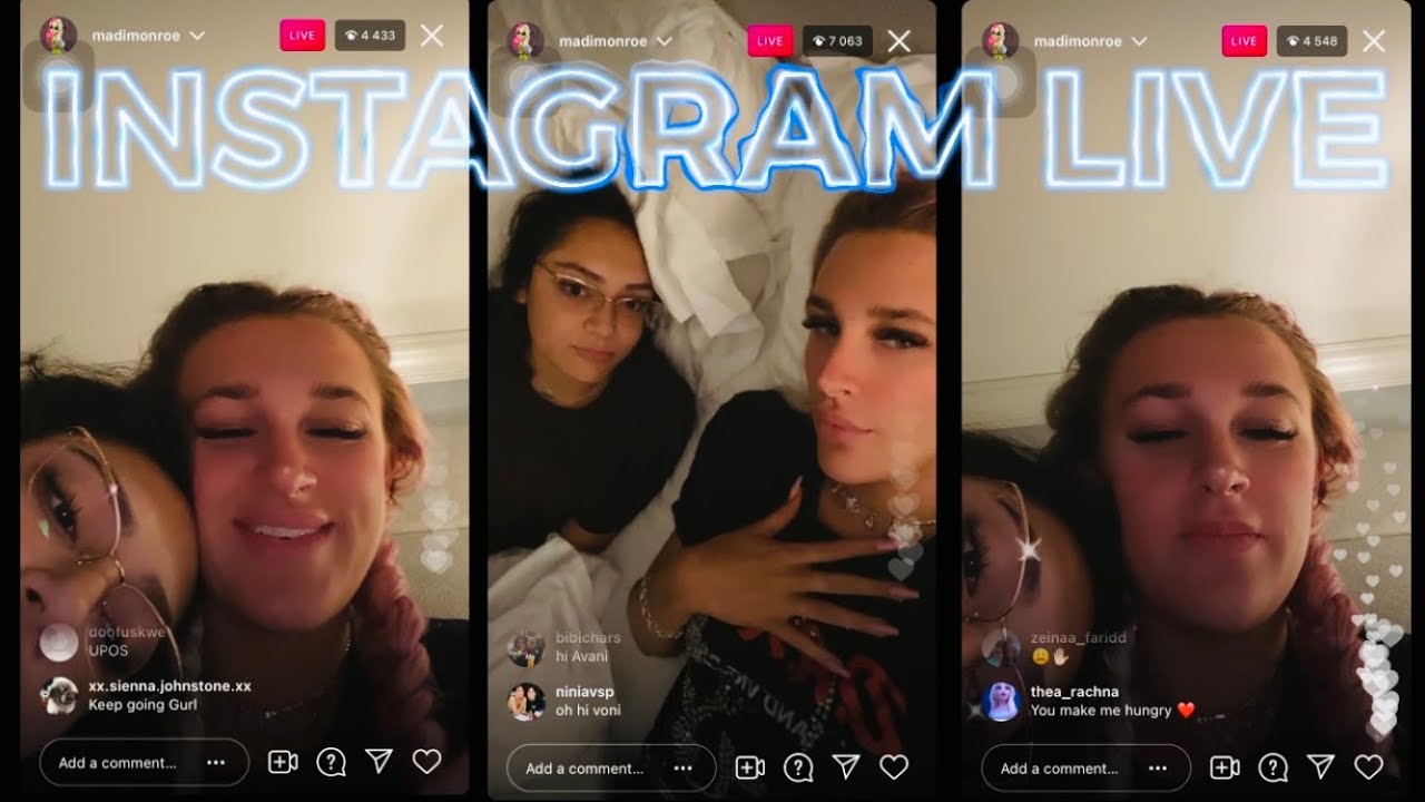 Madi Monroe Instagram Live With Avani April 16 2021 - YouTube