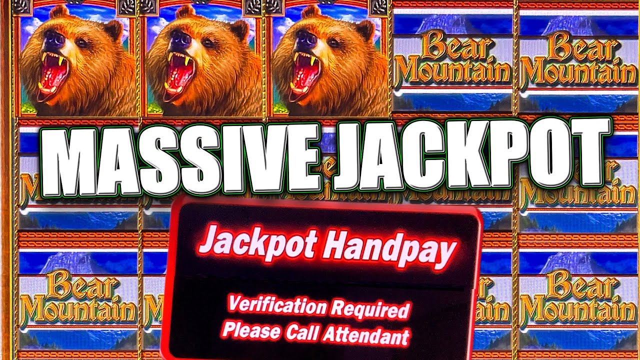 INSANE HIGH LIMIT JACKPOT WIN ON BEAR MOUNTAIN SLOT MACHINE - YouTube