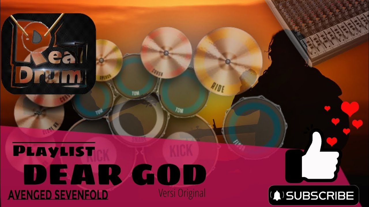 Cover Lagu DEAR GOD Menggunakan Real Drum - YouTube