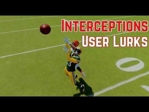 Madden 24 User Lurks And Interceptions Highlight Compilation! - YouTube