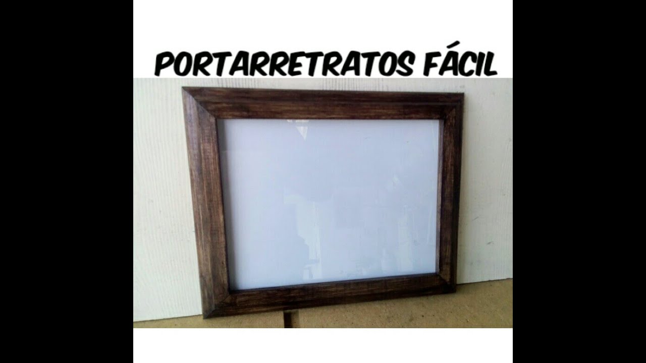 Portaretratos de madera super facil¡¡¡ - YouTube
