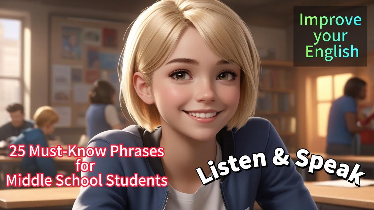 25 Must-Know Phrases for Middle School Student|Improve English ...