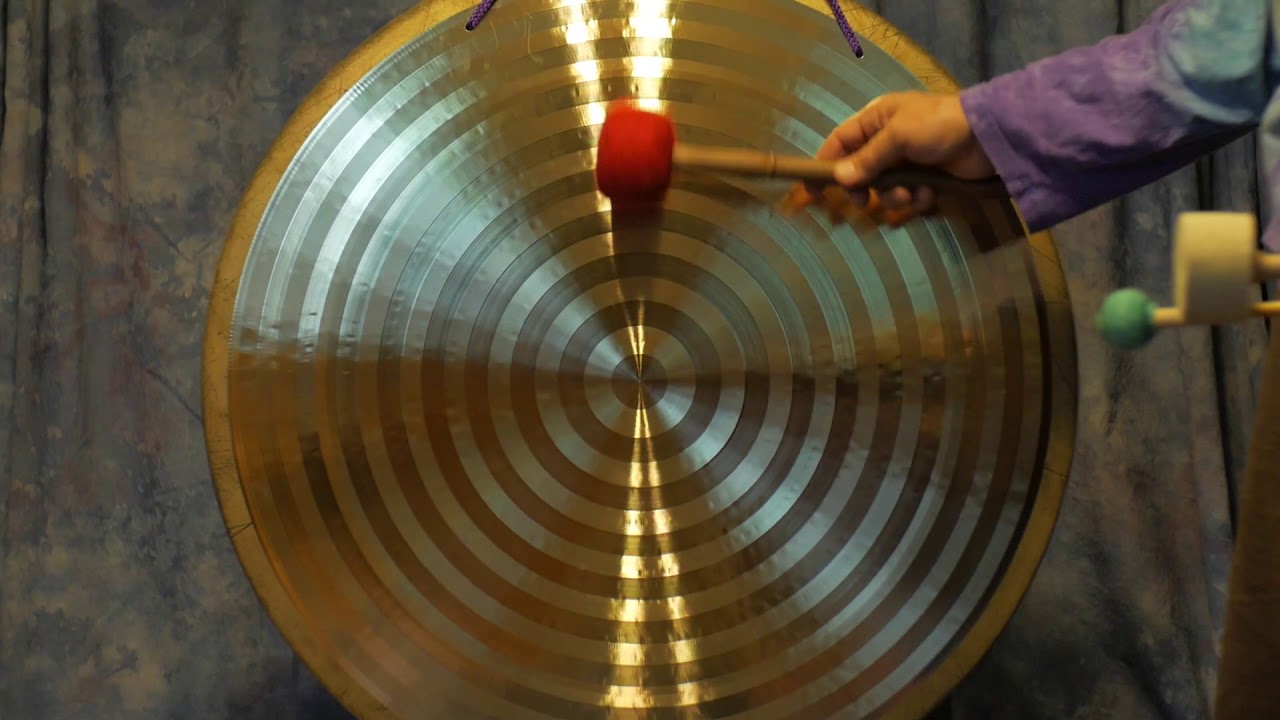 Celestial 28" Bronze Gong w/Tutorial - YouTube