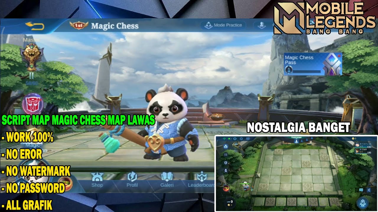 MAP MAGIC CHESS MAP LAWAS (NOSTALGIA) - MOBILE LEGENDS - YouTube