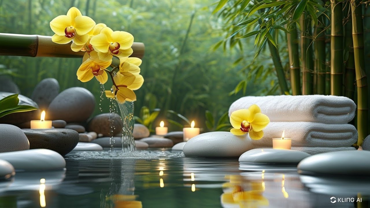 Piano and Water Sounds For Deep Sleep In Less Than 5 Minutes; Relaxing ...