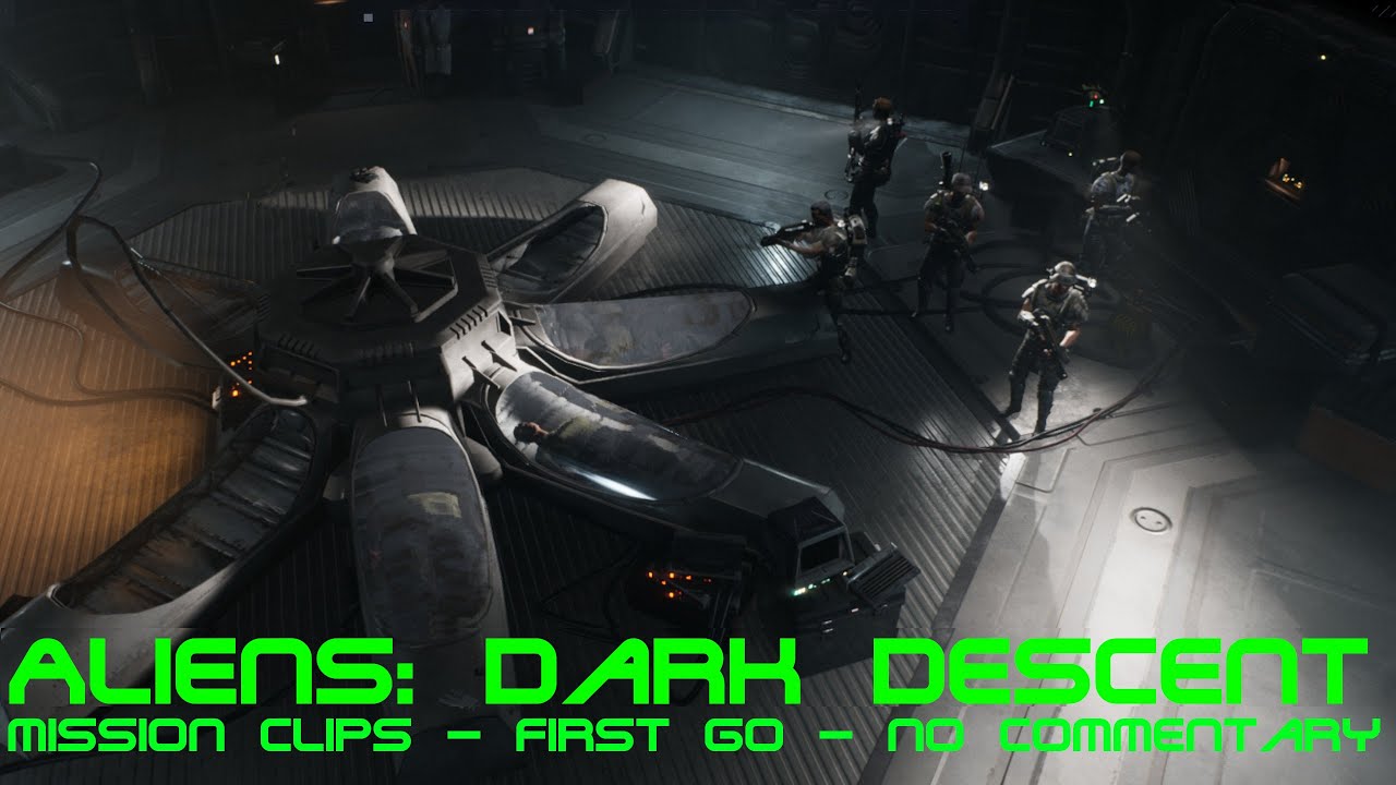 Aliens: Dark Descent - Mission Clips - No Commentary - YouTube