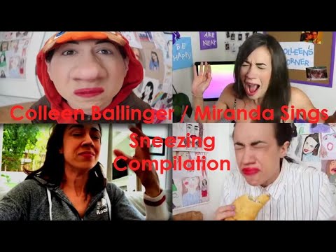 Colleen Ballinger / Miranda Sings Sneezing Compilation - YouTube