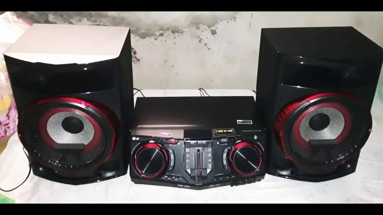 Mini system LG cj87 1800rms - YouTube