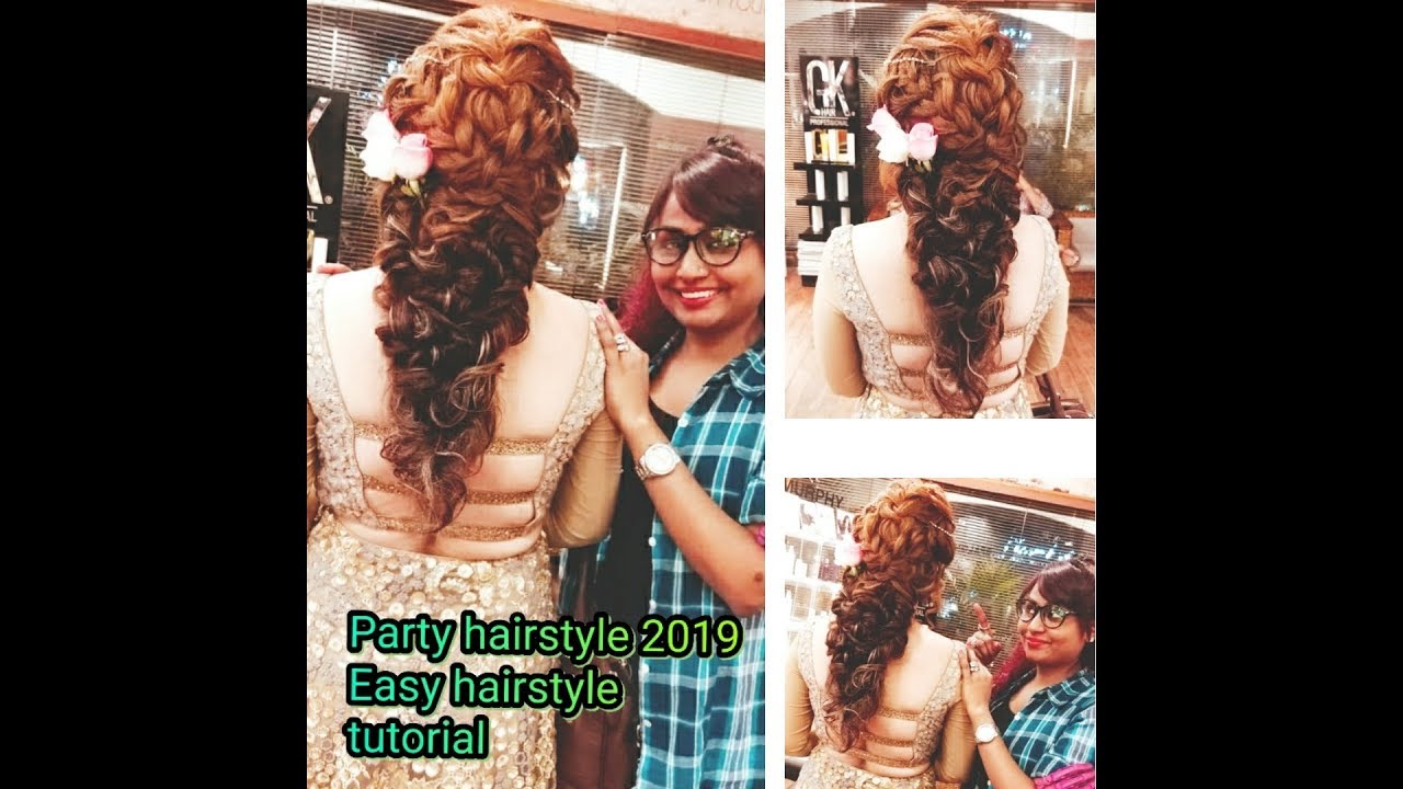 Party hairstyle 2019 for beatiful girls | Easy tutorial | advance ...