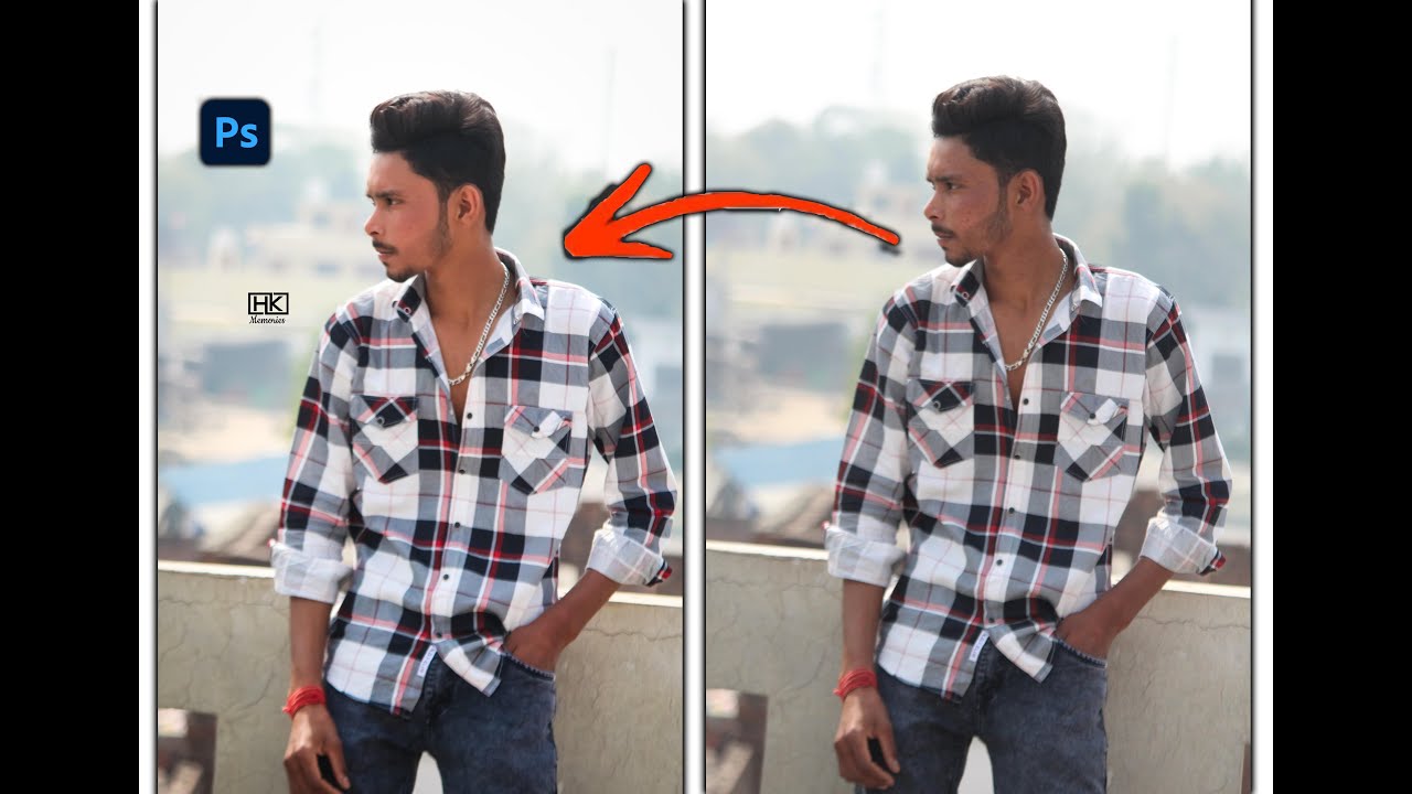 Simple Photo Touch-Up In Photoshop 2020 || Photoshop || HK.Memories ...