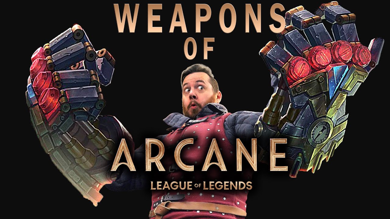 The weapons of ARCANE, league of Legends, Netflix - YouTube