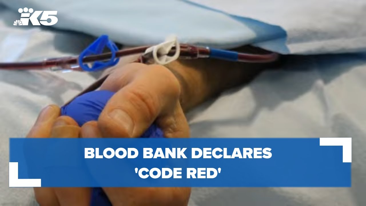 Blood bank declares 'code red' - YouTube
