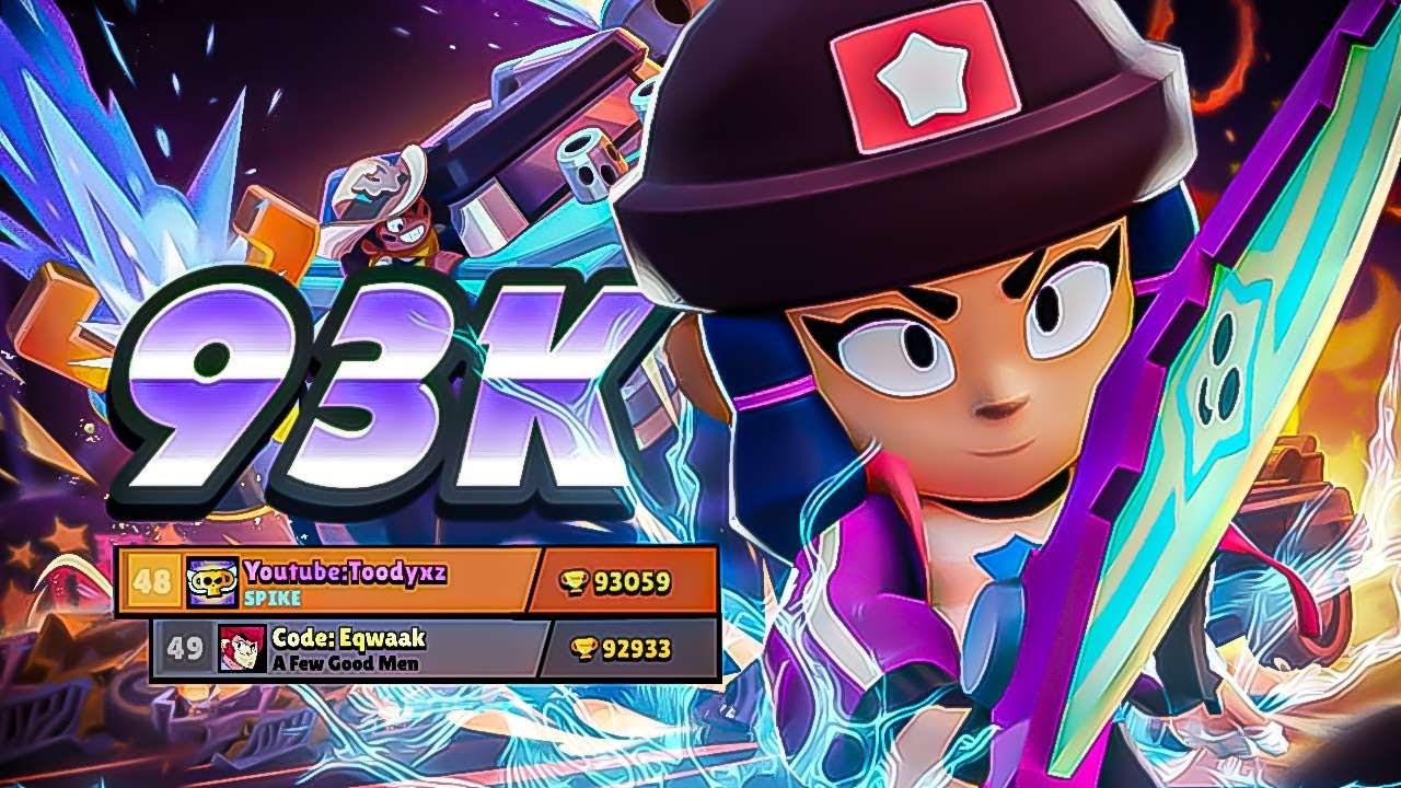 93000 🏆 I BEAT EQWAAK! - Brawl Stars - YouTube