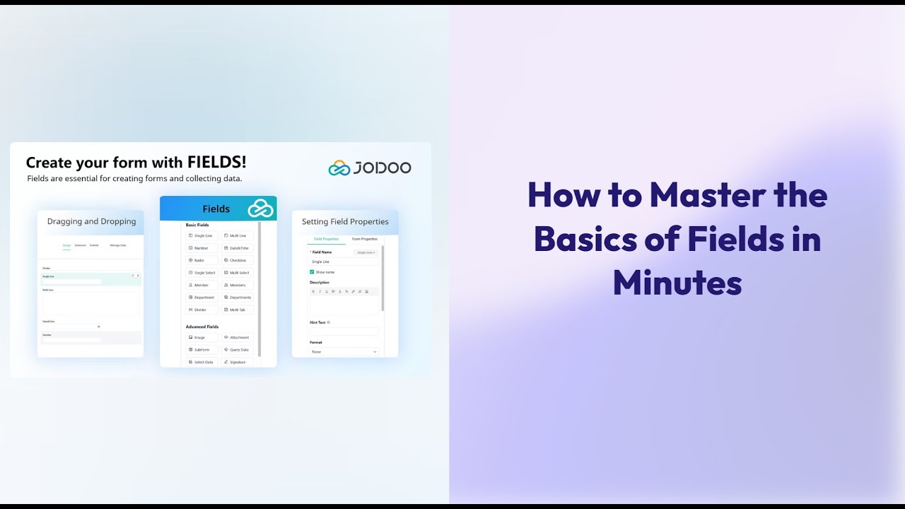 Field - How to master the basics of Fields? - YouTube