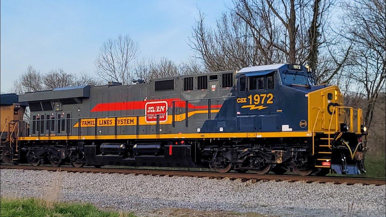CSX Family Lines Heritage Unit 1972 - YouTube