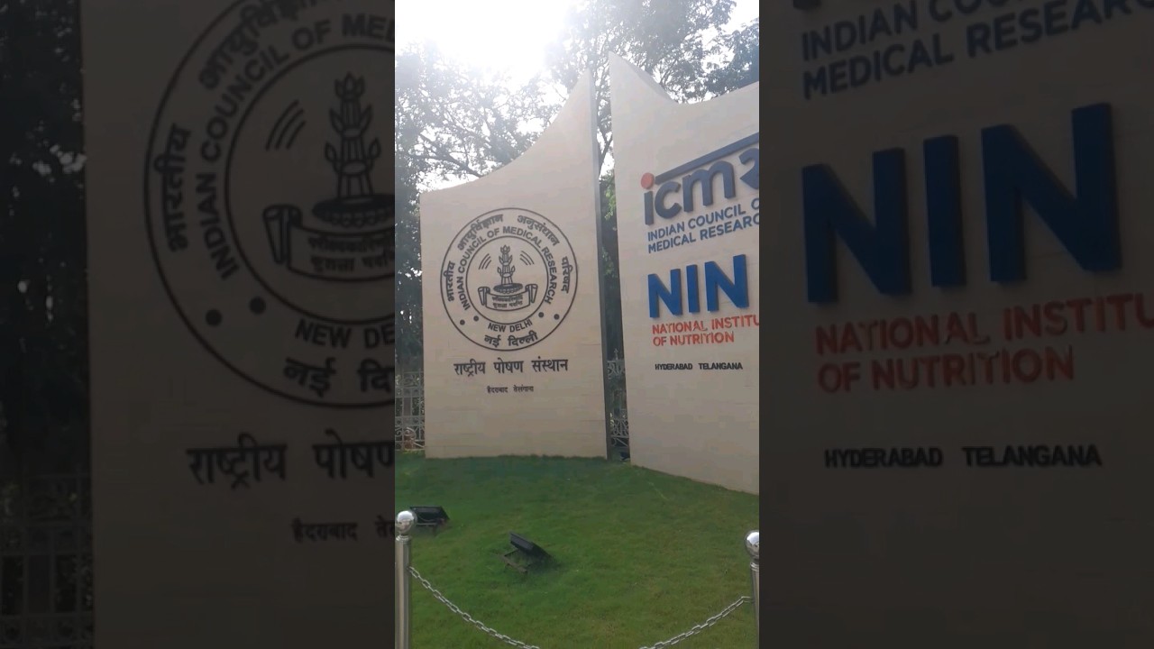 NIN national institute of nutrition,ICMR hyderabad ,tarnaka, - YouTube