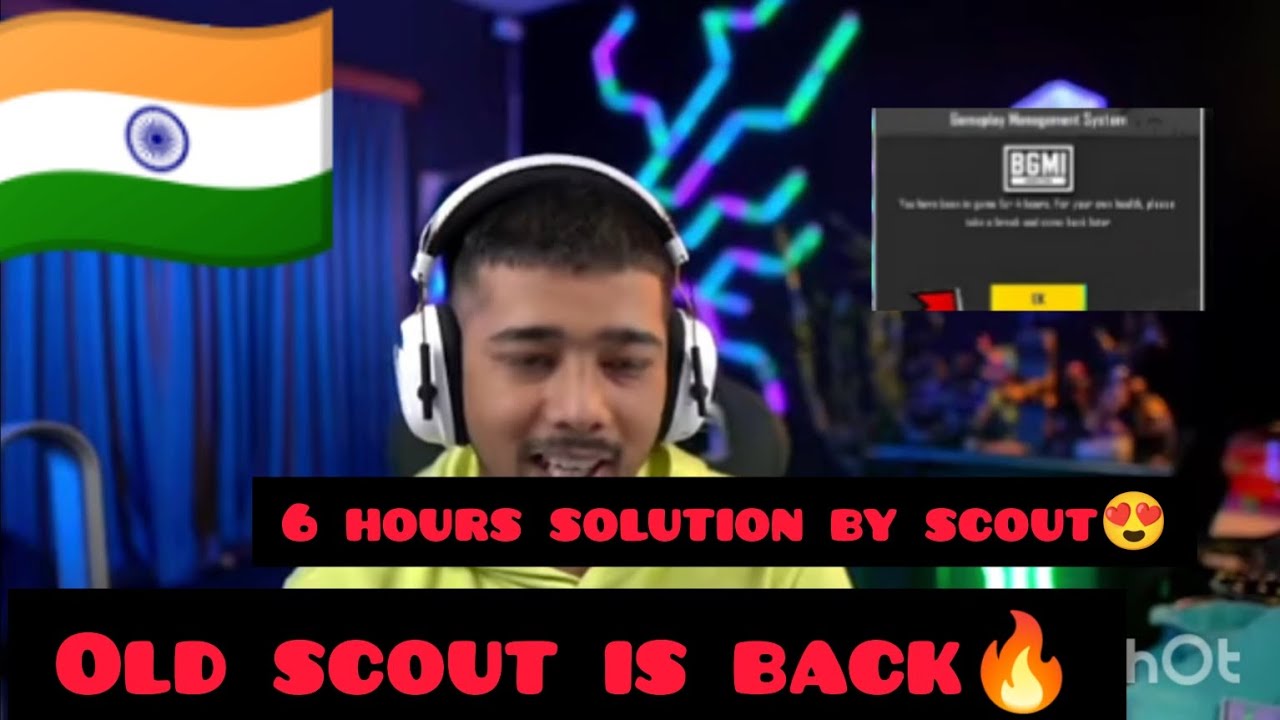old scout🔥solution of 6 hours gaming😍#support #scout #share #viral # ...