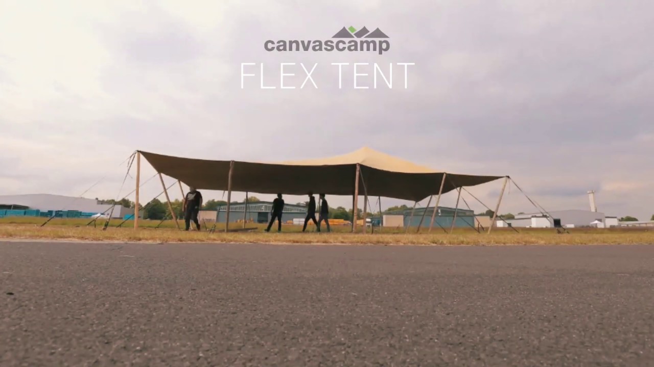 Flex Tent Set Up Time Laps | Event Tents | CanvasCamp - YouTube