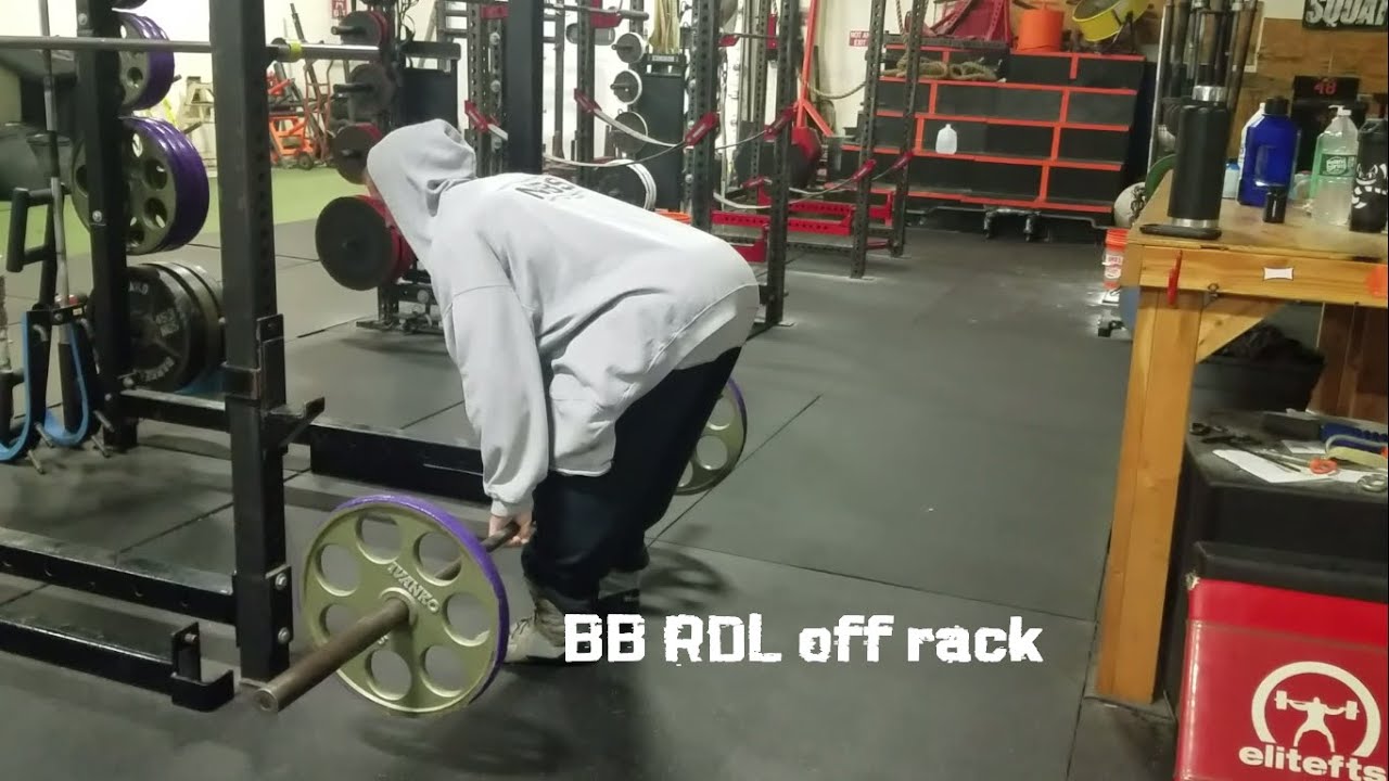 BB RDL off rack - YouTube