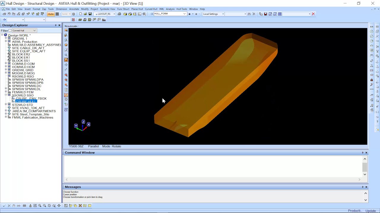 Setting a project in Aveva Marine 12.1 - YouTube