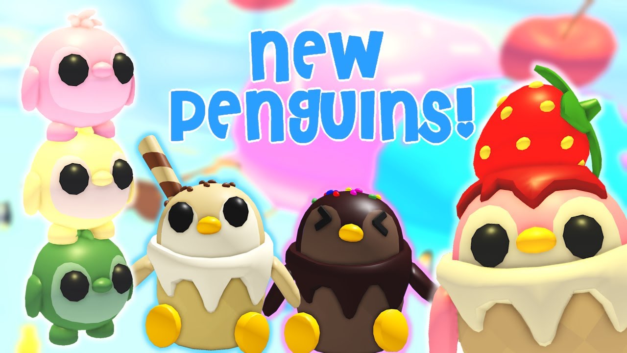 NEW PENGUINS! Strawberry, Vanilla, Choco, and Dango | Roblox Adopt Me ...