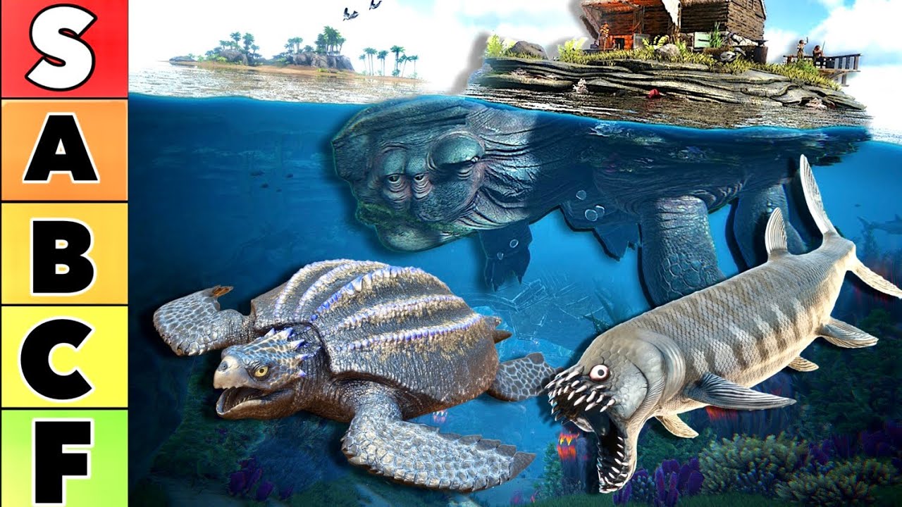 Ranking Every Underwater Creature In Ark On A Tier List! - YouTube
