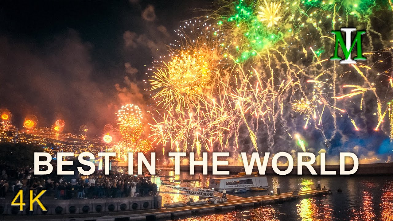 Madeira Fireworks 2025 🎆 Stunning New Year’s Eve in Funchal 💫 - YouTube