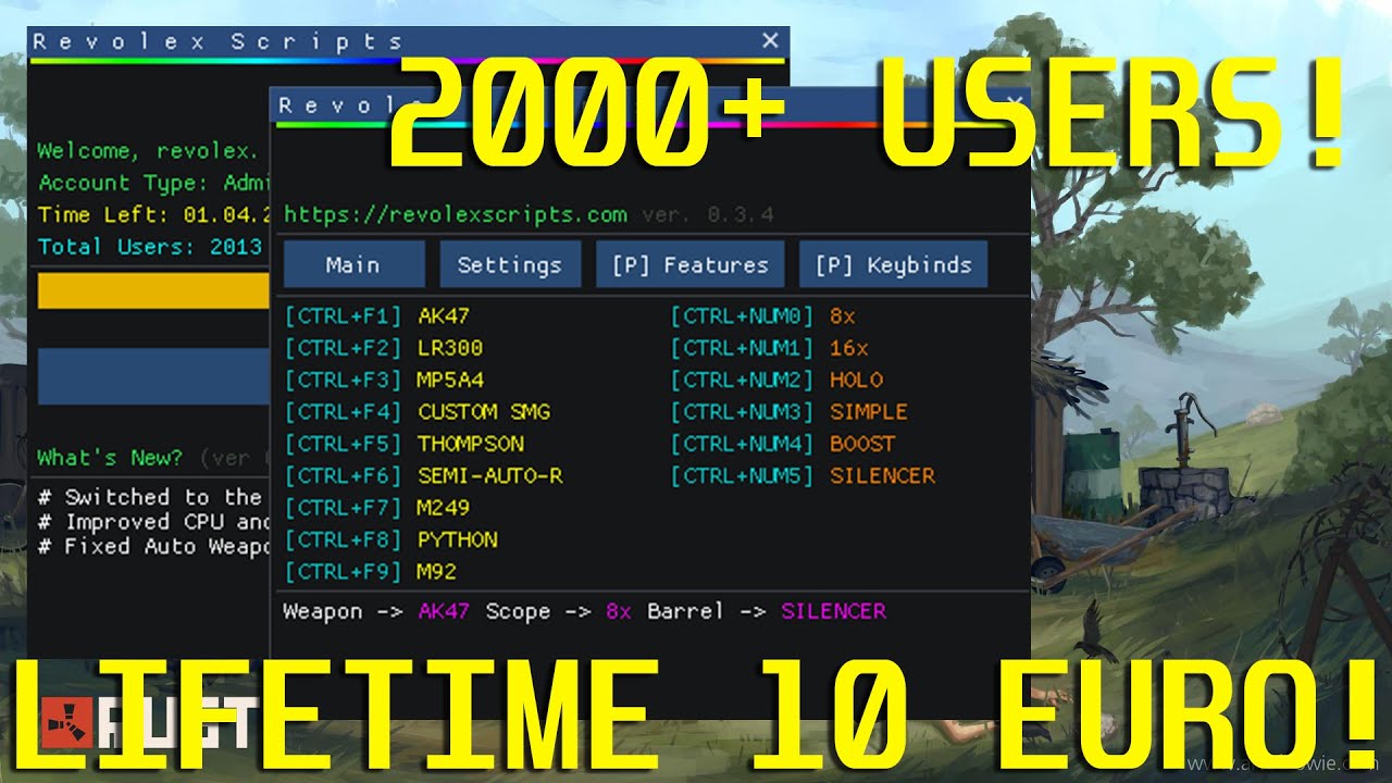 Rust Macros Script | No Recoil, No Spread | All Weapons | Undetected ...