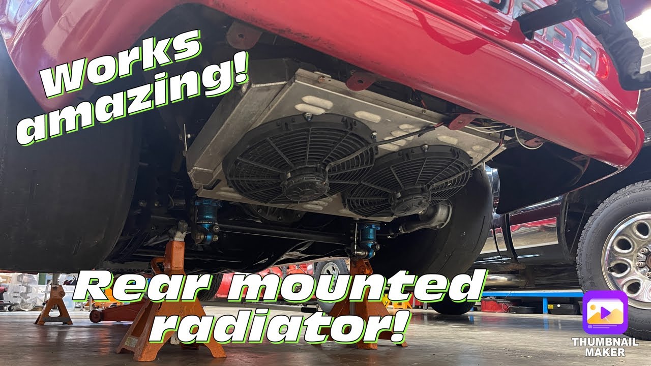 Rear mounted radiator! How i made it work and how to bleed the air out ...