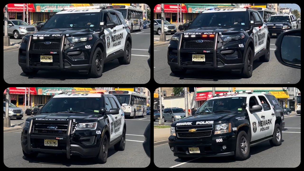(MAJOR RESPONSE) 6 Newark PD Units + UMDNJ Ambulance (318) & EMS Rescue ...