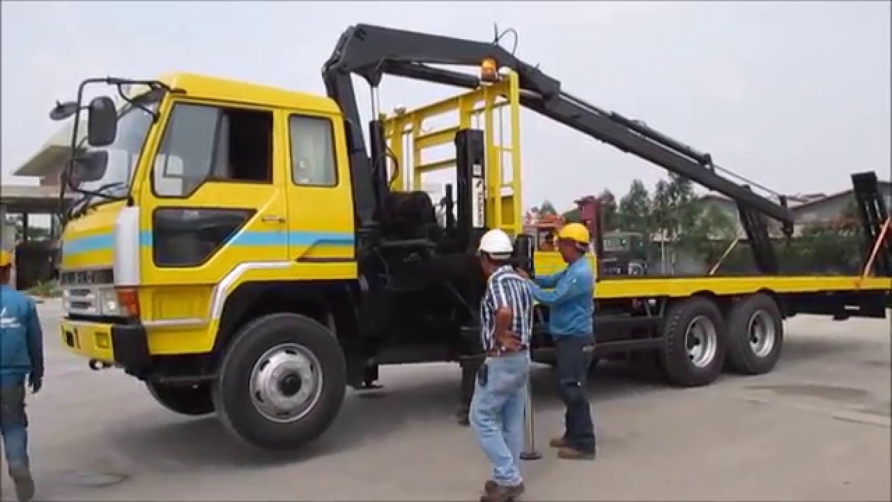 How to test Mitsubishi Self Loader with Tadano Lorry Crane - Foko Crane ...