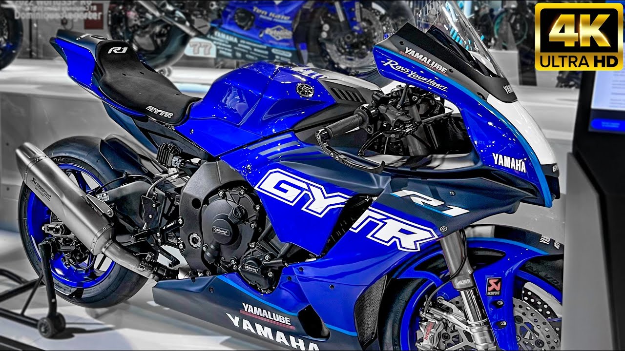 Yamaha R1 GYTR 2022 | R6 GYTR | R7 GYTR | Walkaround | EICMA 2022 | 4K ...