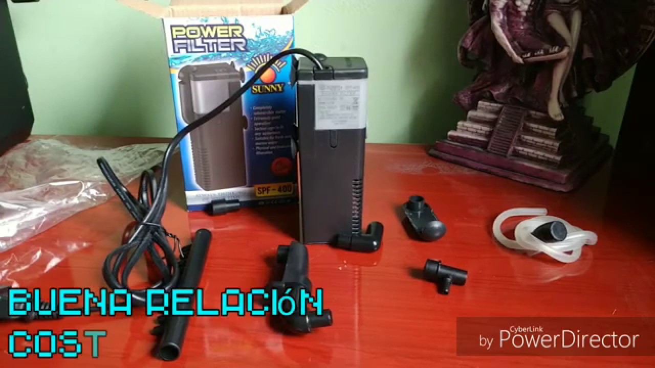 Unboxing Filtro Interno para acuario Sunny SPF-400 - YouTube