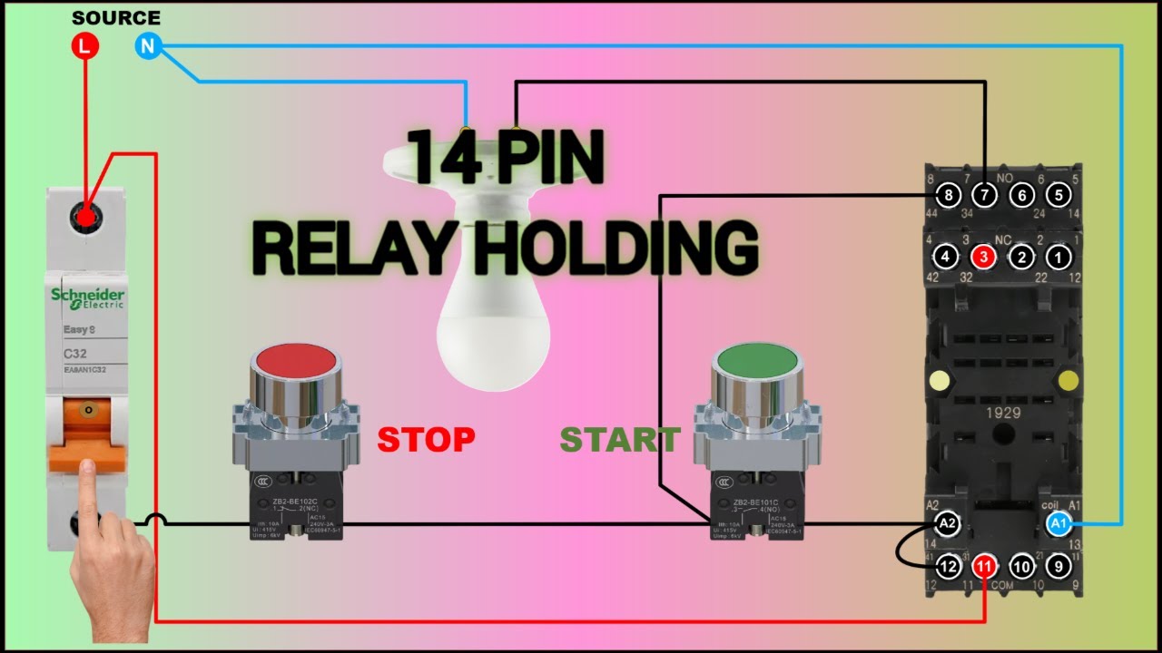 ABOUT 14 PIN RELAY HOLDING CONNECTION - YouTube