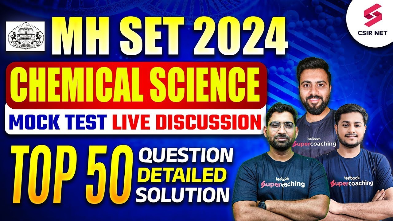 MH SET 2024 | MH SET Chemical Science Free Mock Test | Part-2 | Nadeem ...