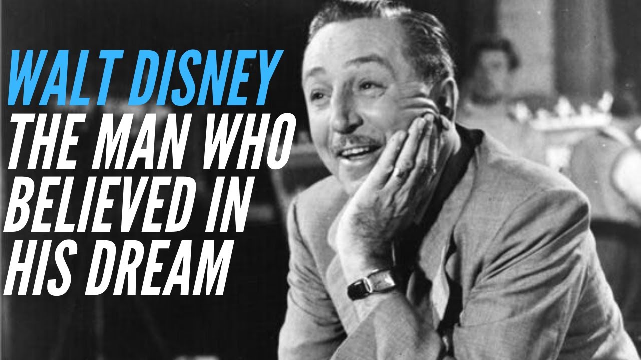 WALT DISNEY Inspirational Success Story Speech Best Walt Disney ...