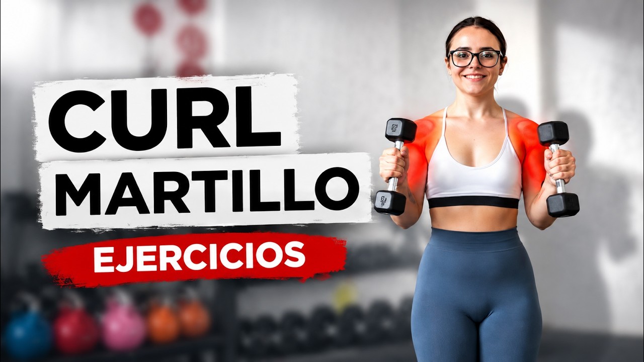 Cómo Hacer Curl Martillo Con Mancuerna (Tutorial Paso a Paso) - YouTube
