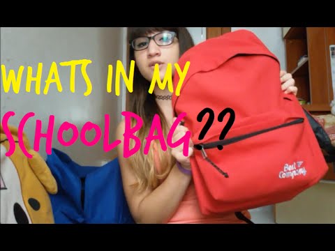 WHATS IN MY SCHOOLBAG#1 - YouTube