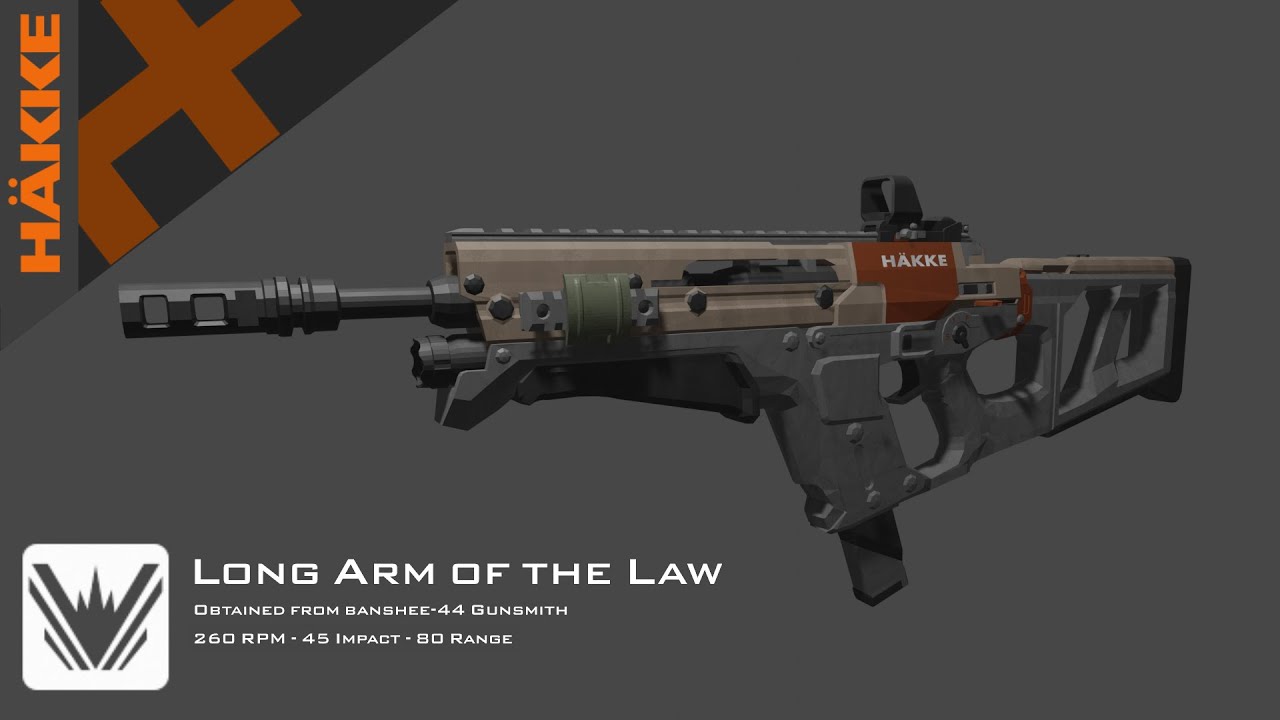 Creating a new Hakke Concept art weapon - YouTube