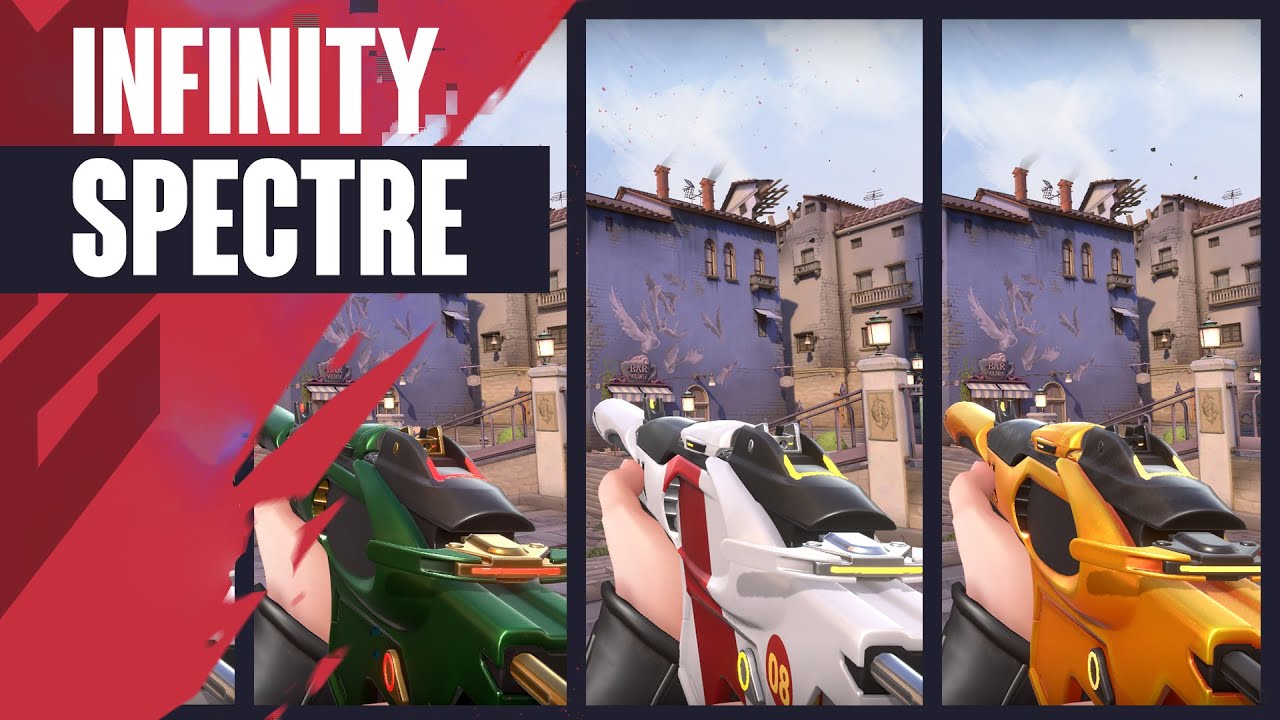 Infinity Spectre Skin Showcase [4K] - Valorant Battlepass Skins - YouTube