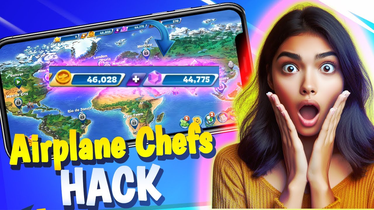 Airplane Chefs Hack (iOS & Android) This is How To Get Gems & Coins Hack in 2024 - YouTube