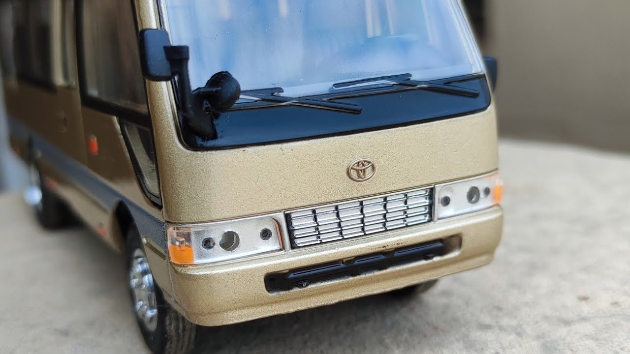 Toyota Coaster Diecast model 1:32 - YouTube
