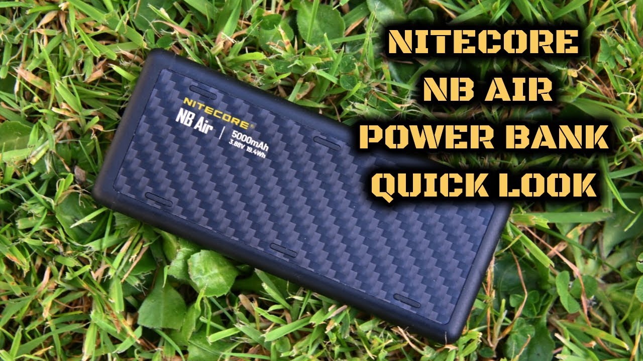 Nitecore NB Air Ultra Compact 5000mAh Power Bank: Test - YouTube