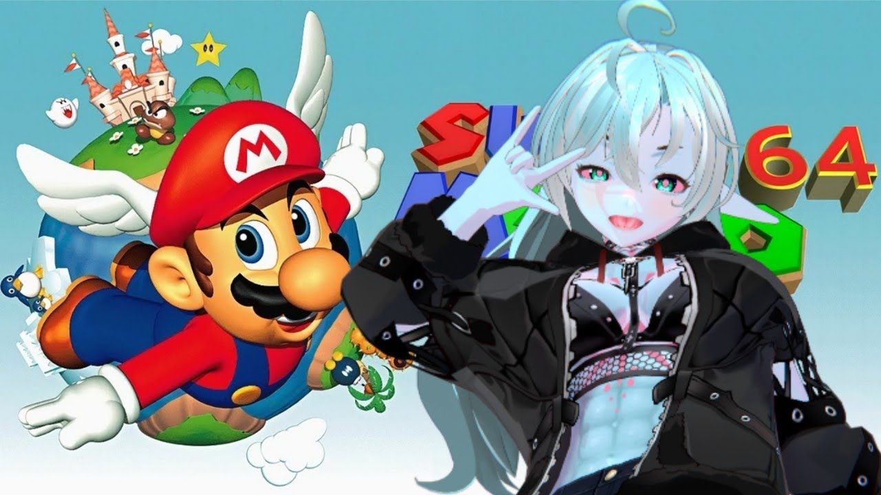 VTUBER | SUPER MARIO 64 SEGUNDA DERROTA DE BOWSER - YouTube