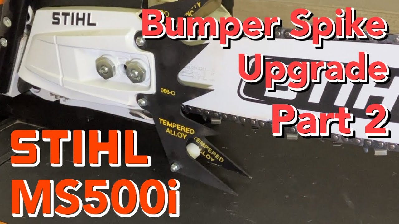 【MS500i】バンパースパイクにチェーンキャッチャーを取り付ける - YouTube