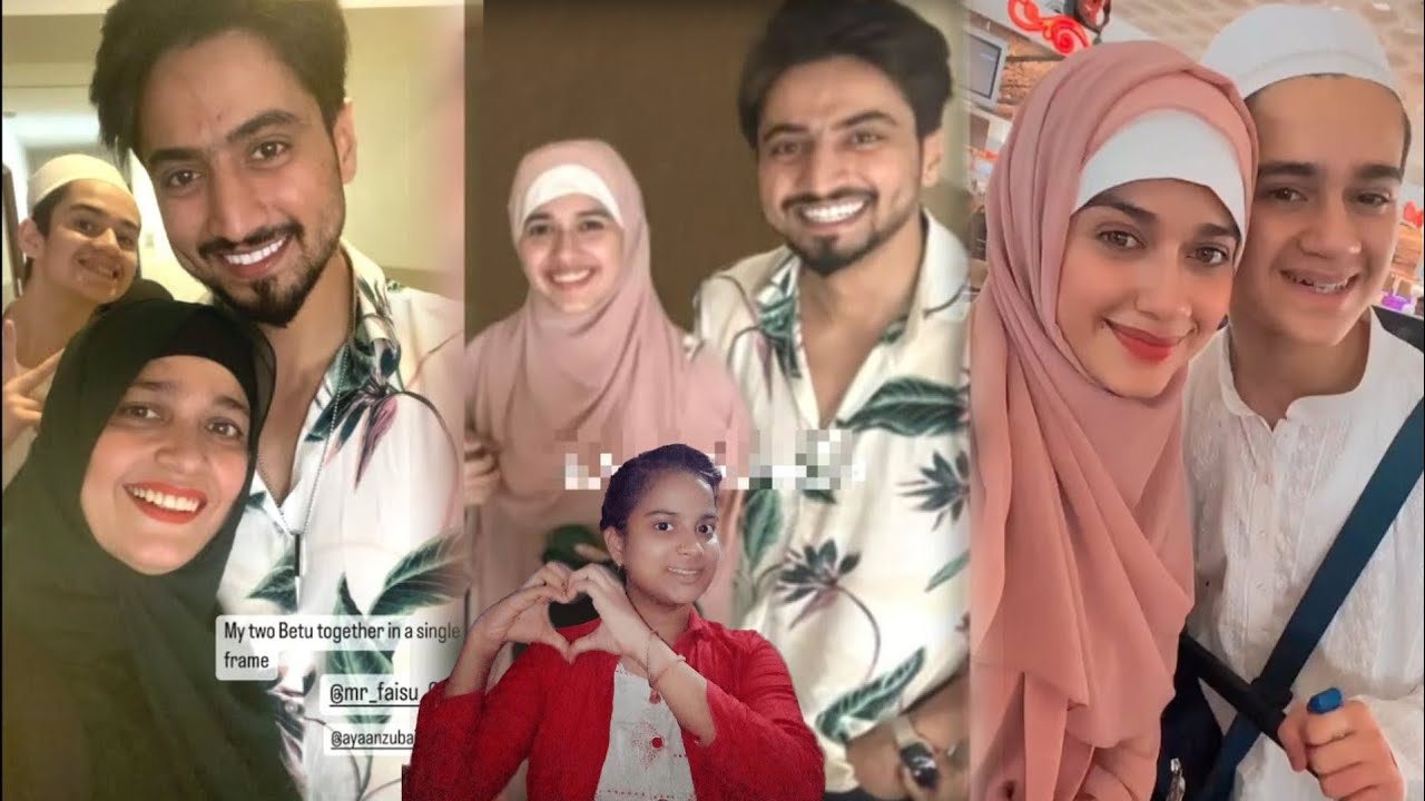 Jannat with Family Going Umrah🤲💘Faisu with Jannat Mom Cute Video From ...