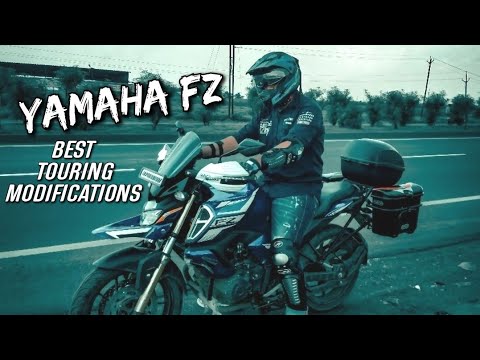 Yamaha FZ budget touring modification.. - YouTube