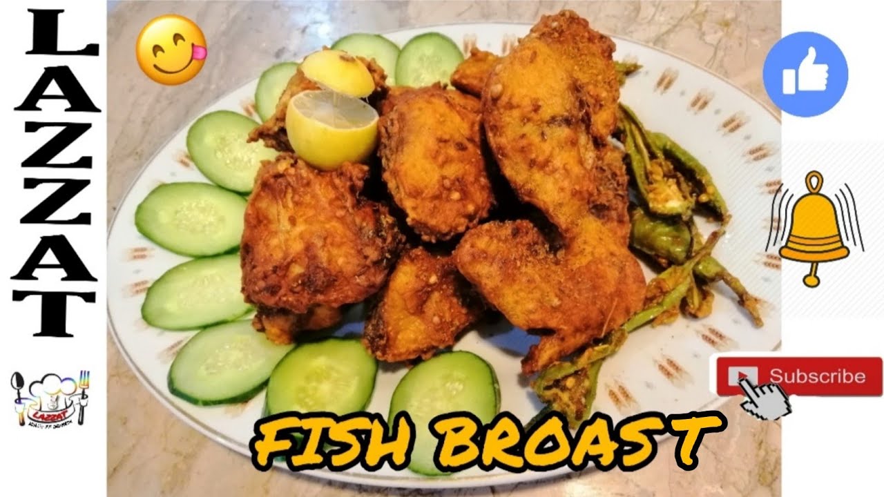 Easy Recipe of FISH BROAST by LAZZAT Channel 😋 - YouTube